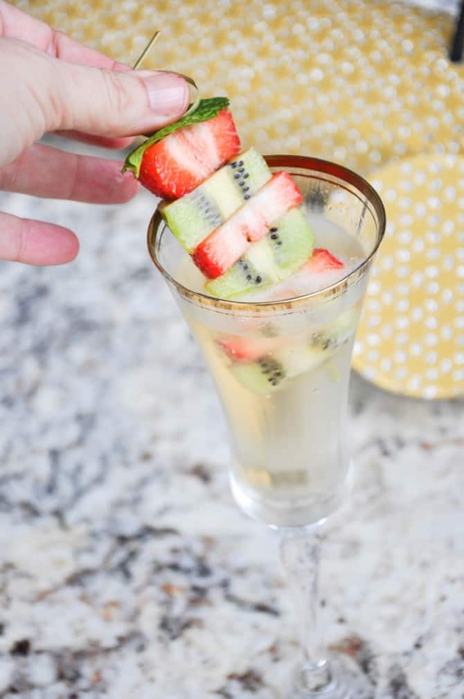 Sparkling Wine Fruit Kabobs - California Grown