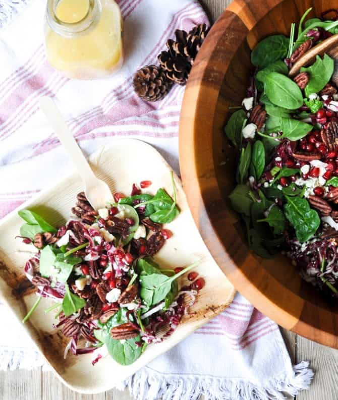 California Winter Salad with Tangerine Dressing - California Grown