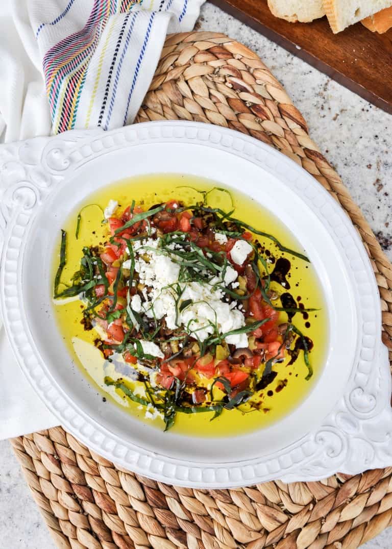 Delicious Chunky Olive Oil Dip Recipe from California Grown