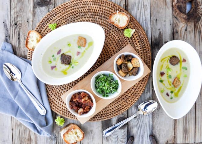 Creamy Romanesco Soup - California Grown
