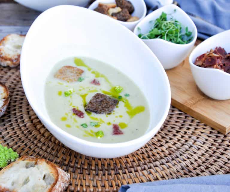 Creamy Romanesco Soup - California Grown
