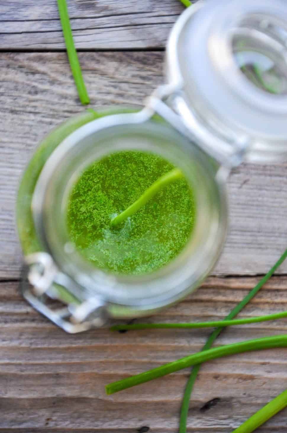 How to Make Chive Oil - California Grown