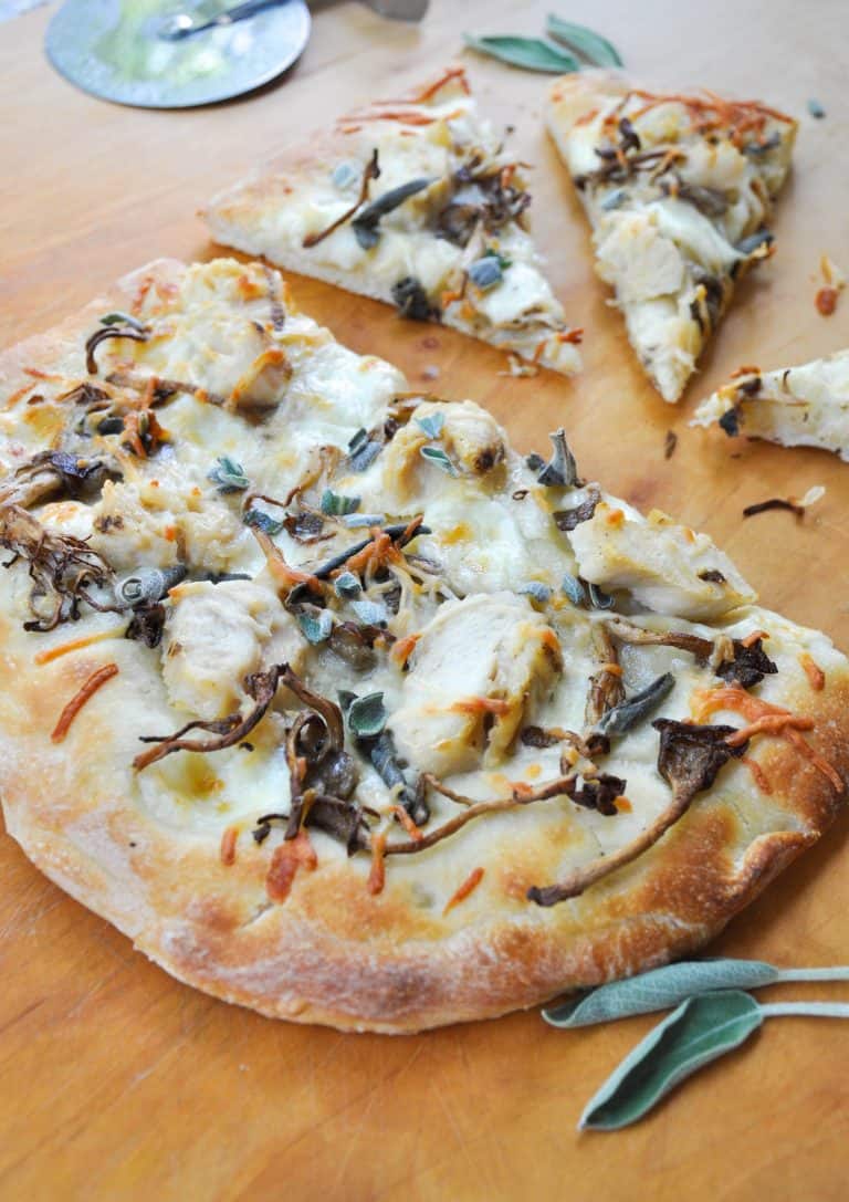 Chicken Mushroom Sage Pizza - California Grown