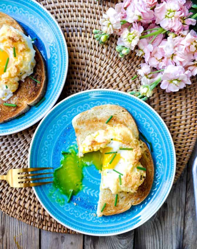 Egg in a Cloud Toast - California Grown