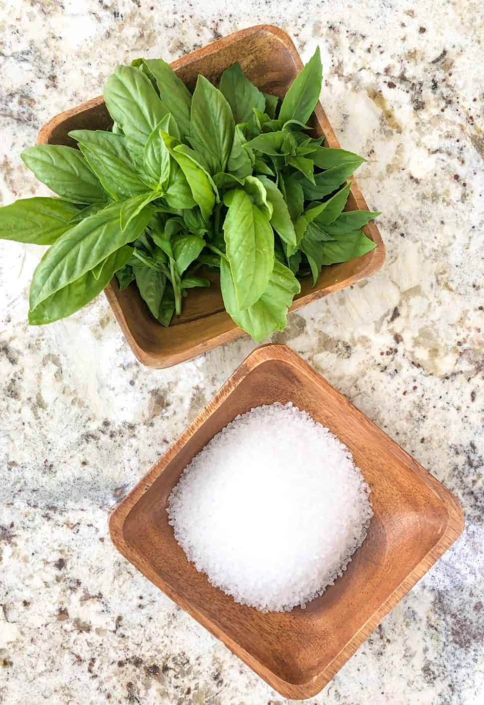 How to Make Basil Salt - California Grown
