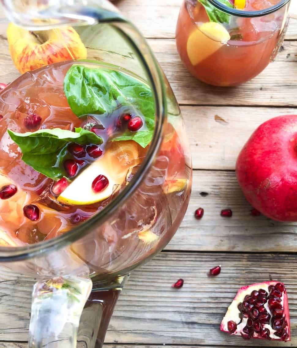 Pomegranate Apple Basil Refresher - California Grown