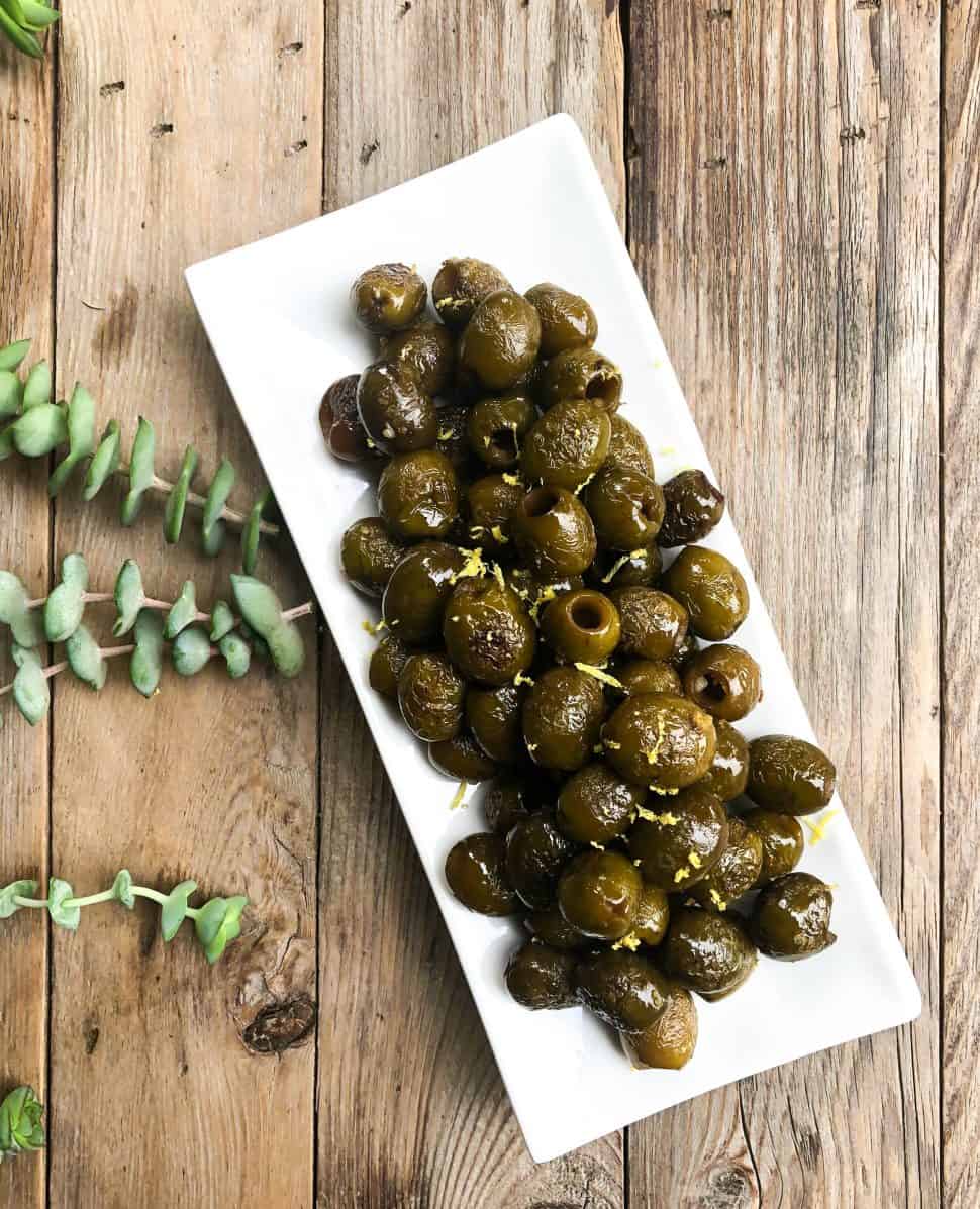 Blistered Olives Recipe - California Grown