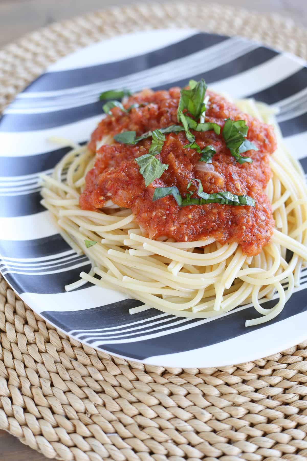 fresh roasted tomato marinara sauce - California Grown