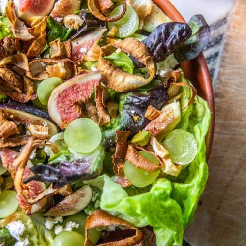 Fresh Fig & Grape Salad with Crispy Shallots - Meg of This Mess is Ours ...