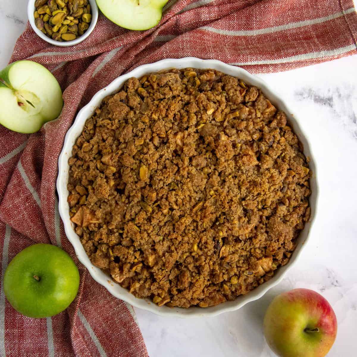 The Best Recipe for Pear Crisp with Pistachio - California Grown