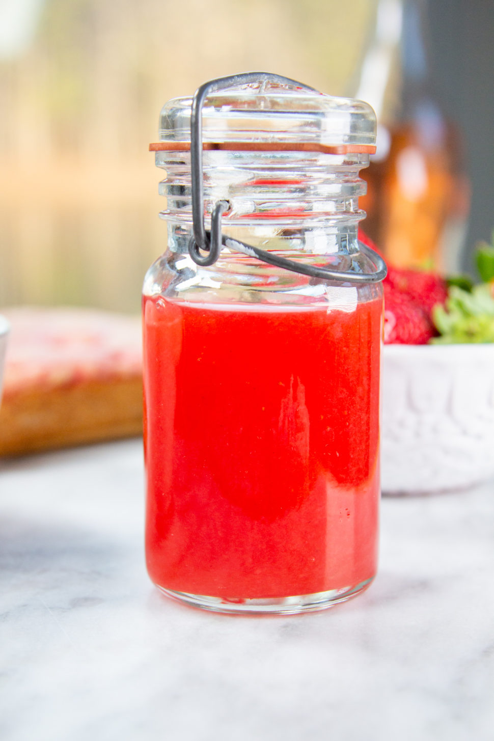 Strawberry Rosé Snack Cake, The Easiest Cake Recipe For Valentine's ...