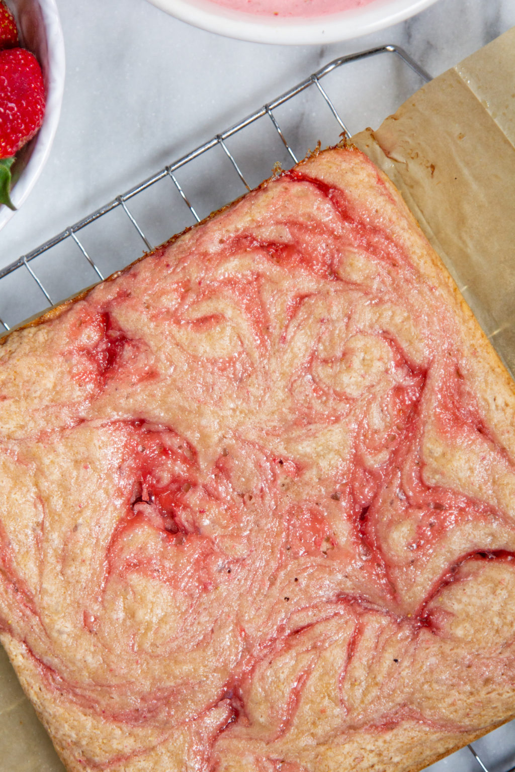 Strawberry Rosé Snack Cake, The Easiest Cake Recipe For Valentine's ...