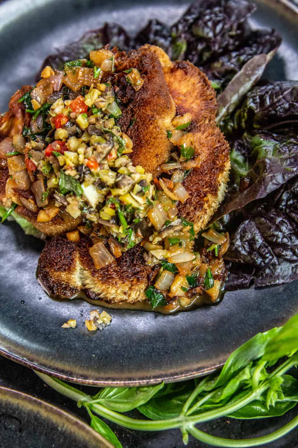 The Best Mushroom Steak You Will Ever Make! - California Grown