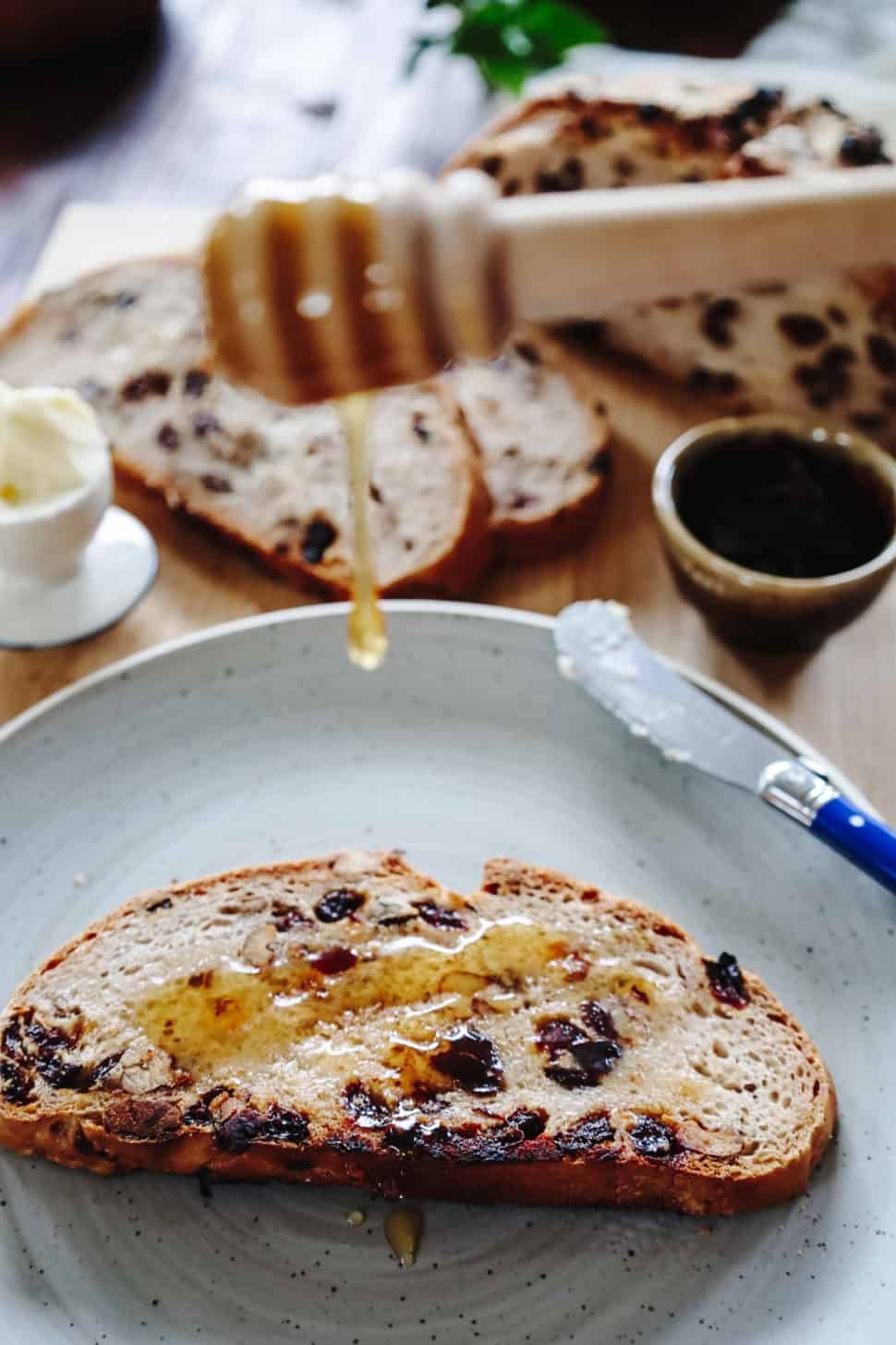 Delicious Walnut + Raisin Gluten Free Bread Recipe | CA GROWN