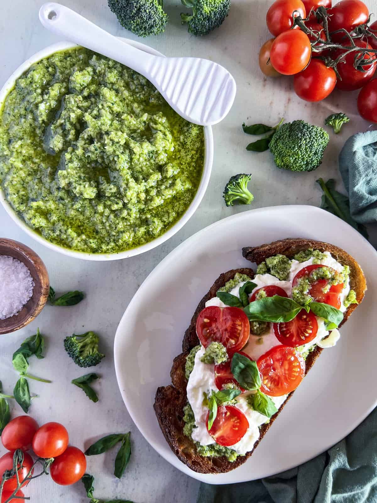 Broccoli Pesto - From Jessica of Big Delicious Life - California Grown