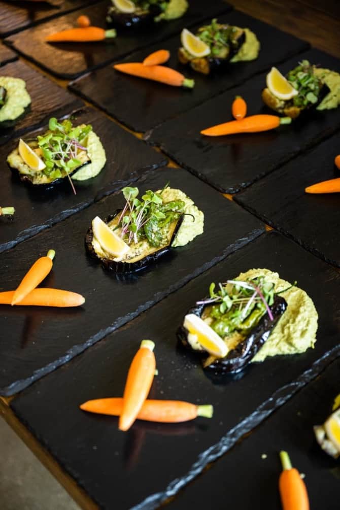 Chef Hany Ali's Fire Roasted Eggplant & Blistered Shishito Peppers ...