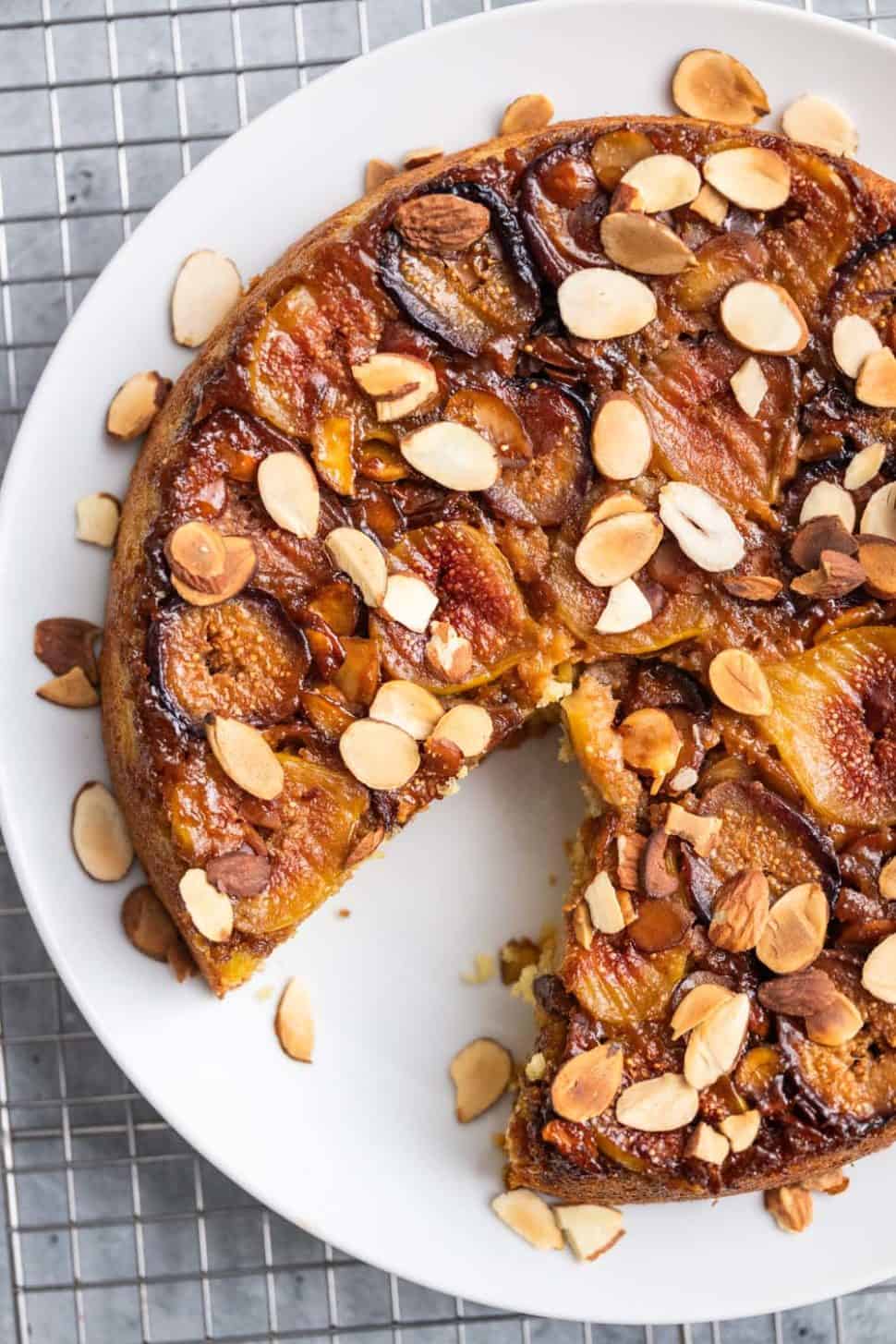 A Sensational Fresh Fig Cake With Almond And Olive Oil - California Grown
