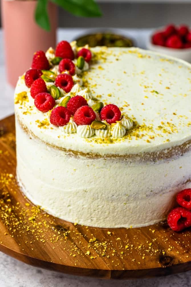 Our Best Pistachio Desserts with Raspberries - California Grown
