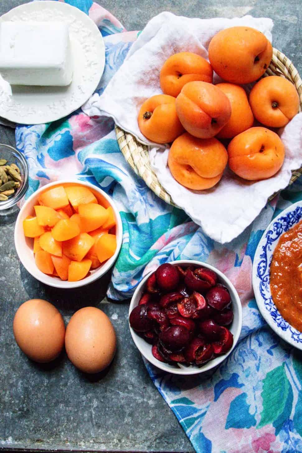 An Easy Recipe For Spice Cake With Stone Fruit - California Grown