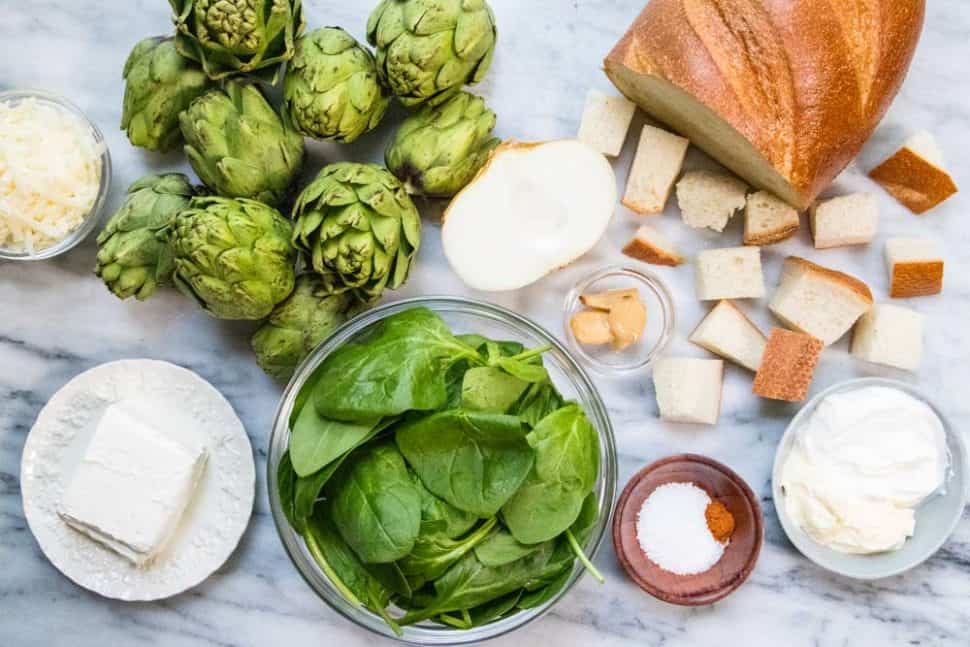 How To Make The Best Spinach And Baby Artichoke Bread Pudding Recipe ...