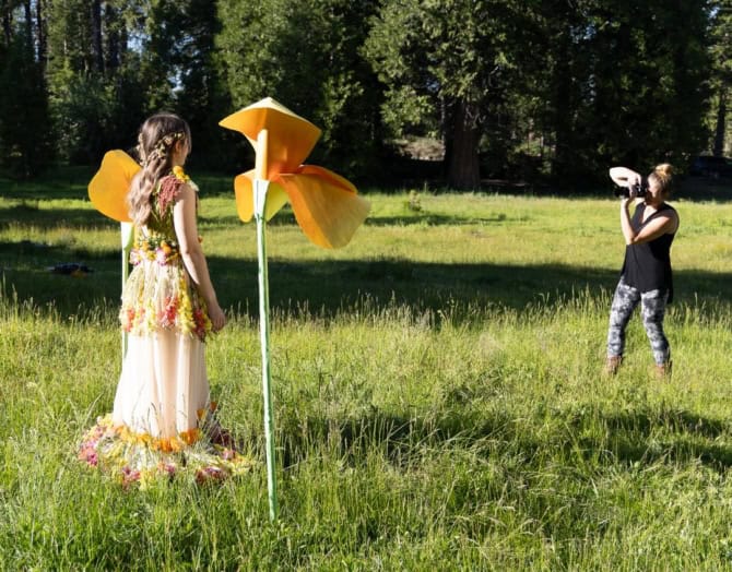 Flower Power! Using Custom Botanical Dresses to Promote Locally Grown ...