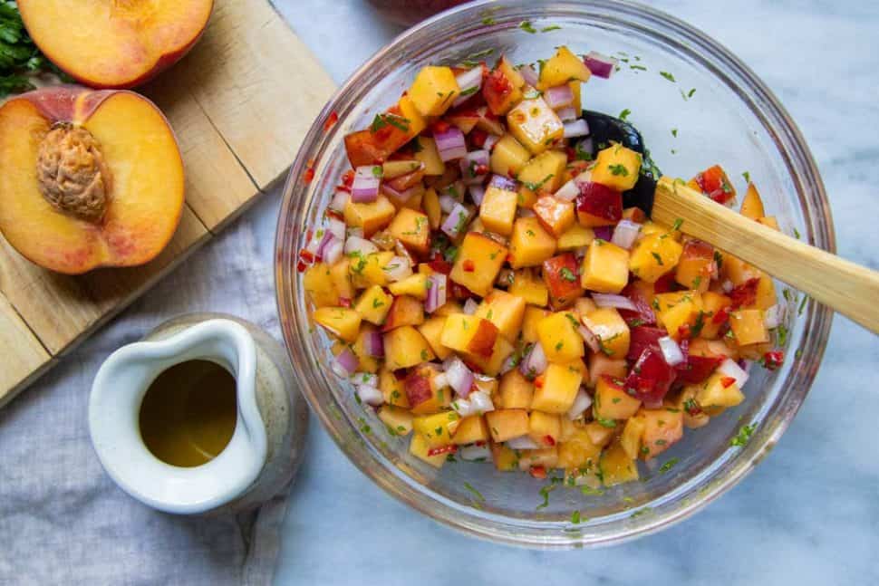 An Easy Homemade Peach Salsa Recipe for Summer - California Grown