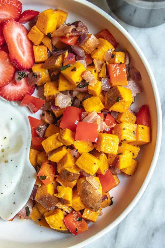 An Easy Breakfast Recipe You'll Love, Sweet Potato Hash - California Grown