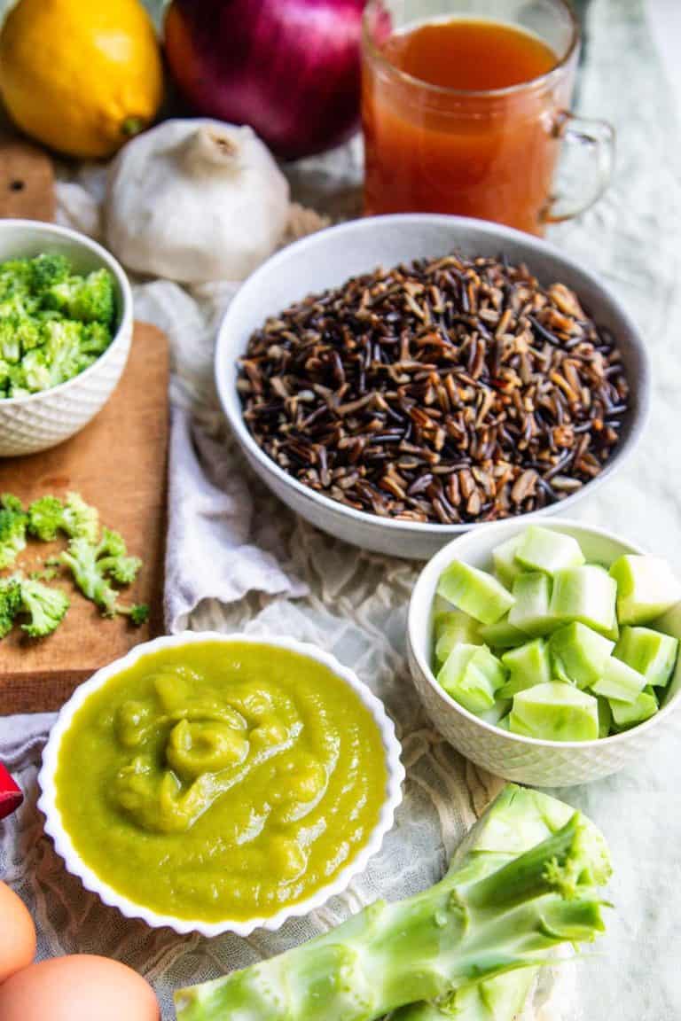 Veggie Loaded Wild Rice Cakes + Sweet Corn Tomato Relish - California Grown