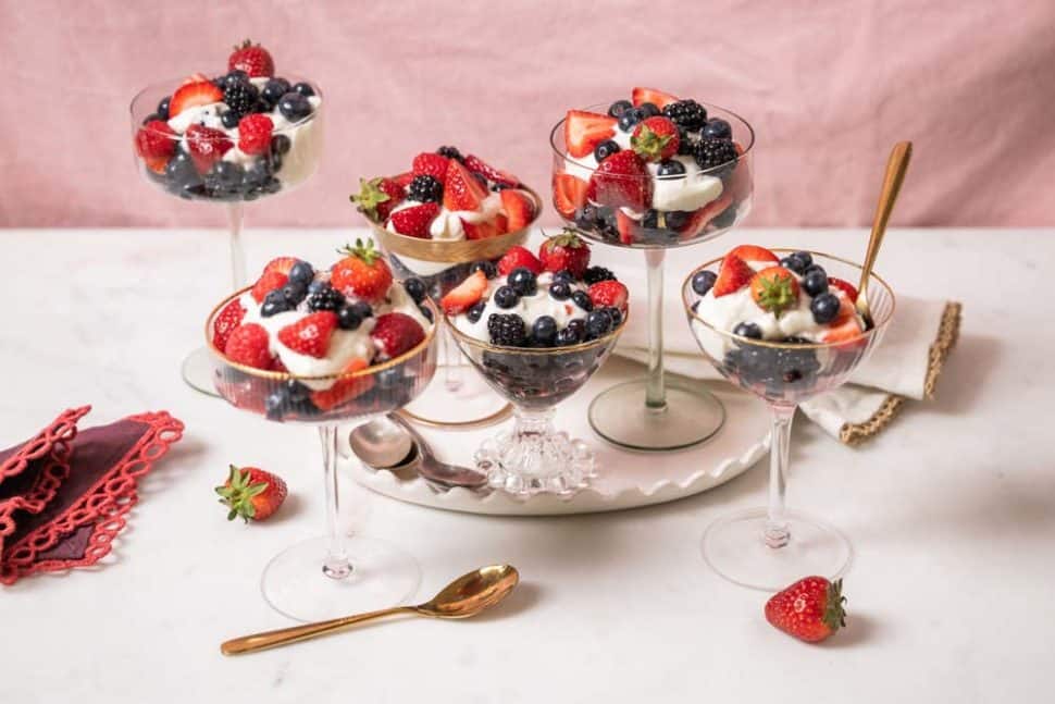 A Luscious Mixed Berry Romanoff Recipe - California Grown