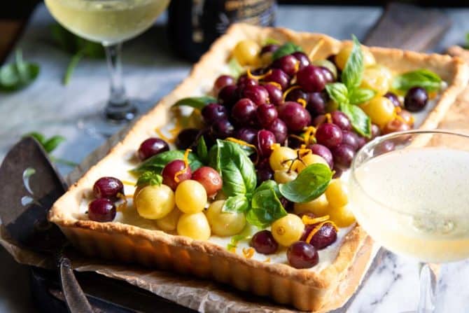 Our Best Grape Dessert Recipe: Roasted Grape Tart - California Grown