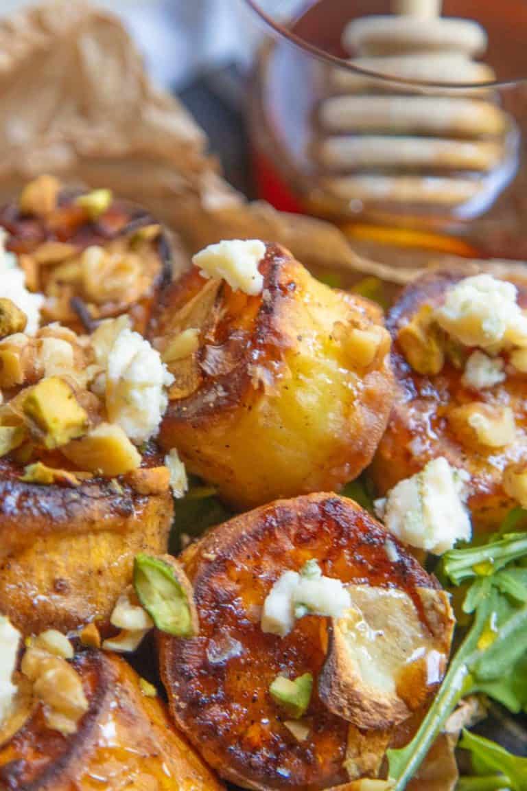 The Best Appetizer with Sweet Potato and Blue Cheese - California Grown